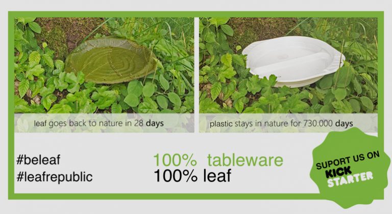 Die Neuheit #beleaf: einzigartige Einweg-Verpackungen aus reinen ...