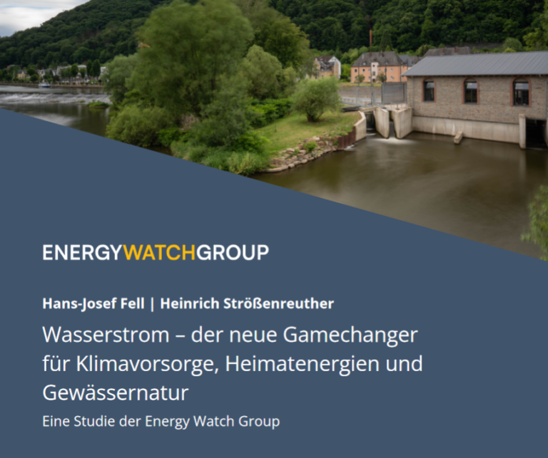 Wasserstrom – für Klimavorsorge, Heimatenergien und Gewässernatur ...